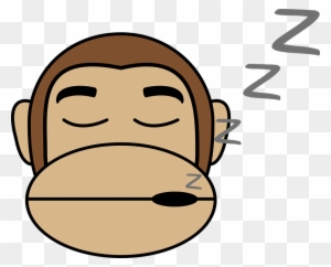 Clipart - Monkey Sleep Png - Free Transparent PNG Clipart Images Download
