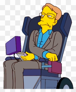 Stephen Hawking The Simpsons - Free Transparent PNG Clipart Images Download