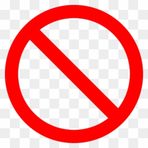 Unique Not Allowed Sign Clip Art Restrictions Clipart - Circle With A ...