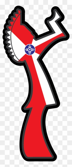 Wichita Keeper Of The Plains With Wichita, Kansas Flag - Keeper Of The ...