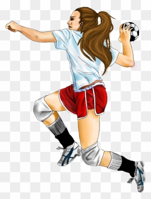 Handball Girl By Niina8d On Deviantart - Handball Png - Free ...