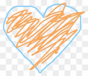 Big Orange Heart - Free Transparent PNG Clipart Images Download