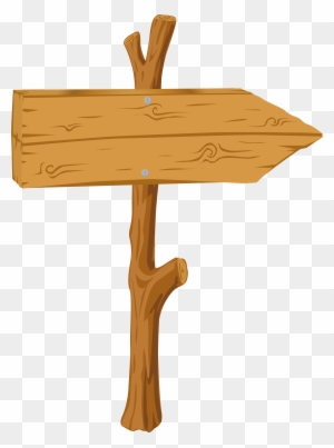 Wooden Sign Post Clip Art