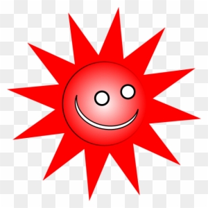 Smiley Red Sun Clip Art At Clker - Johannes Itten 12 Hue Color Wheel ...