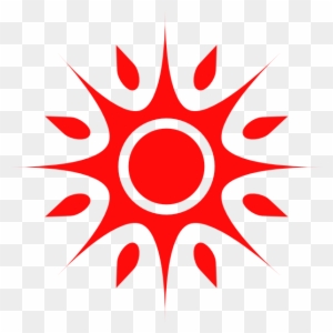 Red Sun Clip Art At Clker - Amar Te Duele - Free Transparent PNG ...