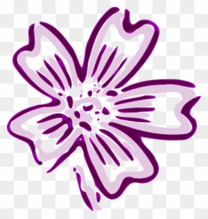 Violet Flower Clipart, Transparent PNG Clipart Images Free Download ...