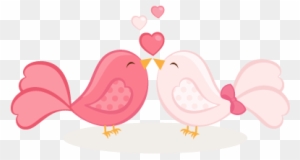Valentine's Love Birds Svg File For Scrapbooking - Scalable Vector ...