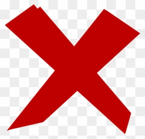 Wrong - - Red Cross Mark Transparent - Free Transparent PNG Clipart ...