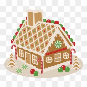 Cute Gingerbread House Clip Art