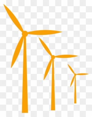 Wind Turbine Orange - Free Transparent PNG Clipart Images Download