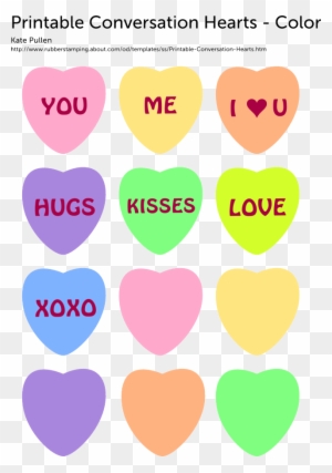 8 Images Of Printable Conversation Hearts Blank - Conversation Hearts ...