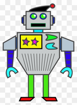 Colorful Clipart Robot - Robot Clipart Png - Free Transparent PNG ...