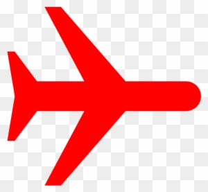 Red Airplane Icon