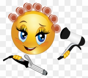 Emoji Symbols - Smiley Hair - Free Transparent PNG Clipart Images Download