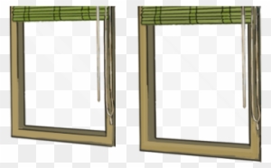 Window With Bamboo Blind - Window - Free Transparent PNG Clipart Images ...
