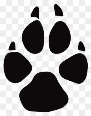 Gray Wolf Map - Grey Wolf Paw Print - Free Transparent PNG Clipart ...