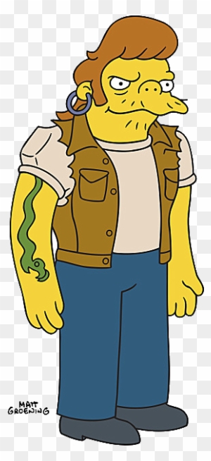 Cletus Spuckler Groundskeeper Willie Snake Jailbird - Cletus Spuckler ...