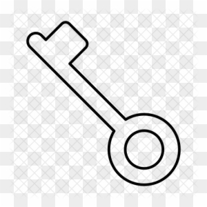 Key Line Art - Outline Of A Key - Free Transparent PNG Clipart Images ...
