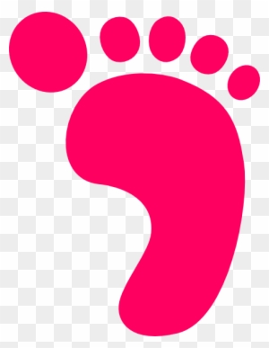 One Footprint Outline Clip Art