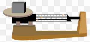 Scale Clipart Triple Beam Balance - Balance To Measure Mass - Free ...