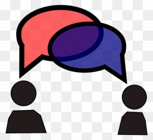 Conversation Bubbles - Student Conversation Clipart - Free Transparent ...