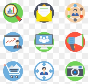 Digital Marketing - Digital Marketing Icon Vector - Free Transparent ...