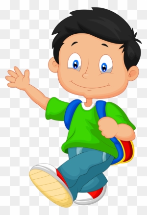 Cartoon School Boy - School Boy Vector Png - Free Transparent PNG ...
