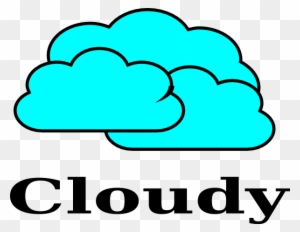 Cloudy Clip Art At Clker - Cloudy Image Clipart - Free Transparent PNG ...