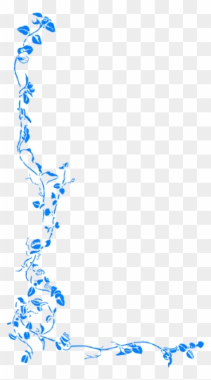 Navy Borders - Floral Vector Border Png - Free Transparent PNG Clipart ...