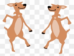 Christmas - Dancing Reindeer Clipart - Free Transparent PNG Clipart ...