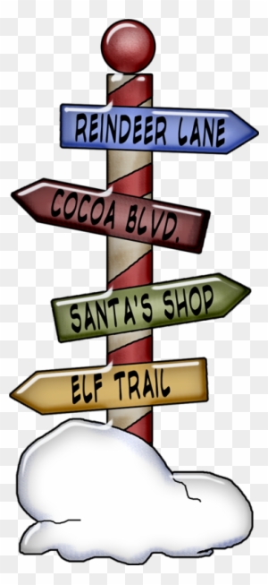 Elegant North Pole Clip Art North Pole Sign Svg Cutting - North Pole ...