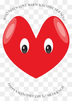 Happy Valentines' Day To My Friends By Gingersnap87 - Heart - Free ...