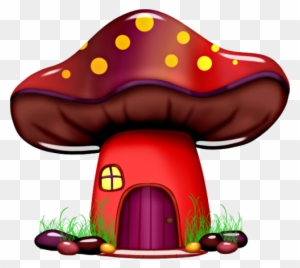 Mushroom House Clip Art - Fairy Mushroom House Clipart - Free ...