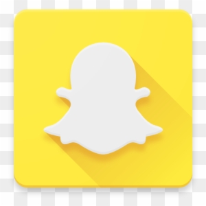 Free Snapchat Logo Transparent Background - Snapchat Material Design ...