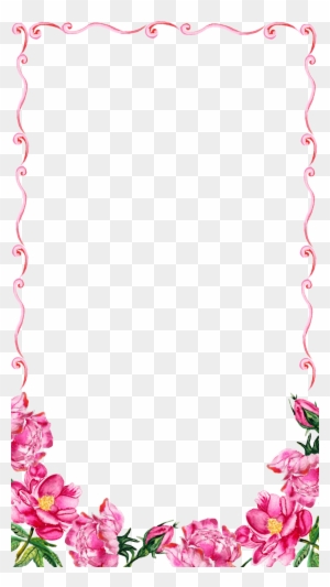 Flower Bottom Border Png Top Bottom Flowers Border Royalty Free
