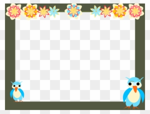 Cute Owl Borders And Frames