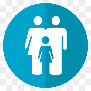 Happy Family Icon Sign Symbol Stock Vector Art Illustration - Portrait ...