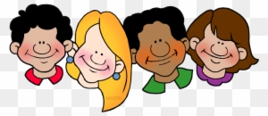 Four Students - Free Clip Art For Teachers - Free Transparent PNG ...