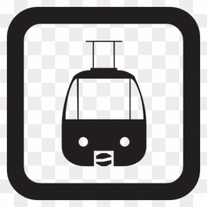 Tram Sign - Free Transparent PNG Clipart Images Download
