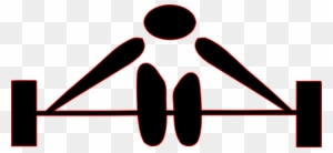 Weightlifting Pictogram - Free Transparent PNG Clipart Images Download