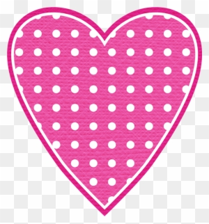 Polka Dot Heart Clipart - Free Transparent PNG Clipart Images Download