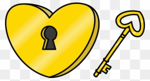 Love Lock Key Heart Clip Art - Heart Lock And Key Emoji - Free ...