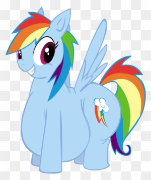 Fat, Obese, Rainbow Dash, Safe, Secretgoombaman12345, - Obesity - Free ...