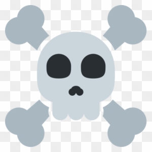 Twitter - Skull And Crossbones Emoji - Free Transparent PNG Clipart ...