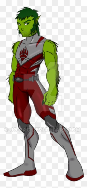 Cyborg The Cyber Beast Boy By Beastgreen - Cyborg & Beast Boy - Full ...