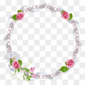 Beautiful Flower Frames - Flower Circle Frame Png - Free Transparent ...