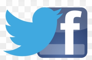 Facebook Twitter Pictogramvector Facebook Twitter Icon Stock