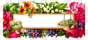 The Graphics Monarch - Floral Label Png - Free Transparent PNG Clipart ...