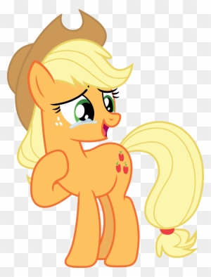 Applejack Crying By Teiptr-d5h2t44 - Apple Jack Crying Badly - Full ...