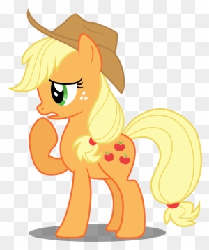 Vector - Mlp Applejack Sad - Free Transparent PNG Clipart Images Download
